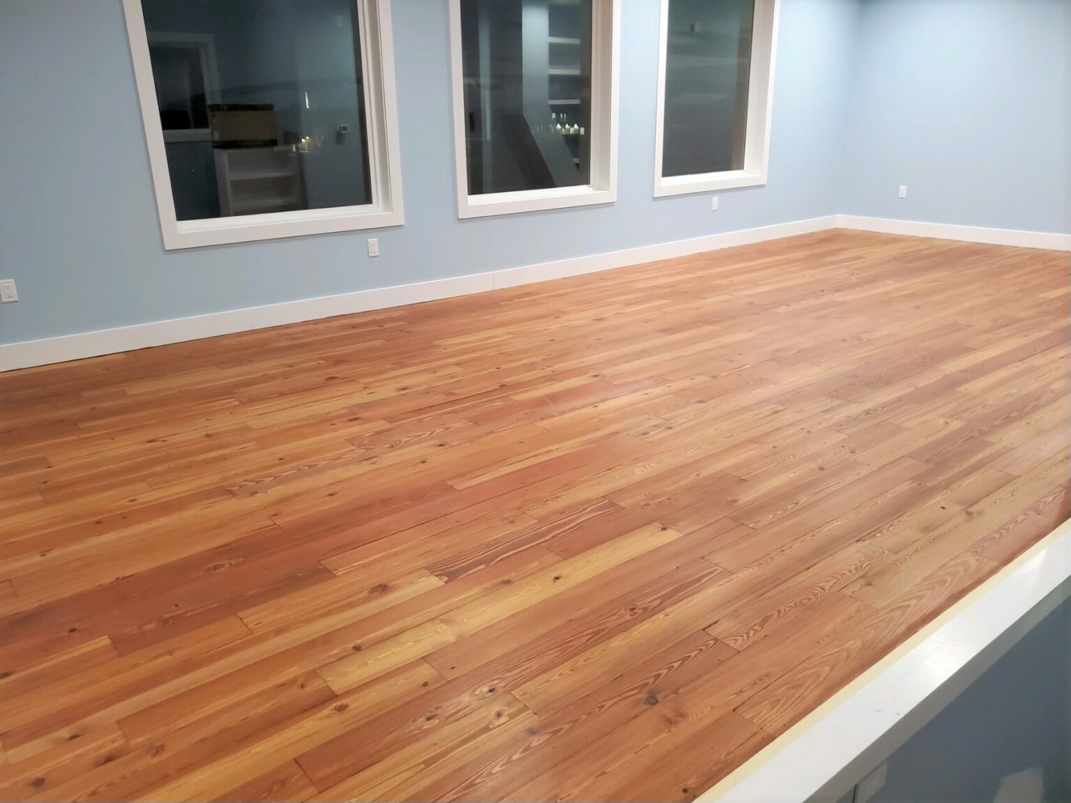 Antique Heart Pine Select Grade with Woca Walnut Finish - Southend ...