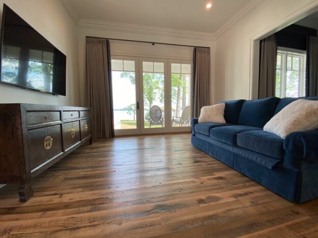 Original Face Skip Planed White Oak Flooring - Southend Reclaimed