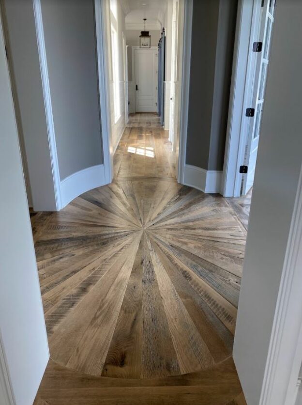 Original Face Skip Planed White Oak Flooring - Southend Reclaimed